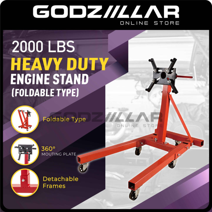 Heavy Duty Engine Stand Fix Type Car Service 2000LBS 360° Rotation | Lazada
