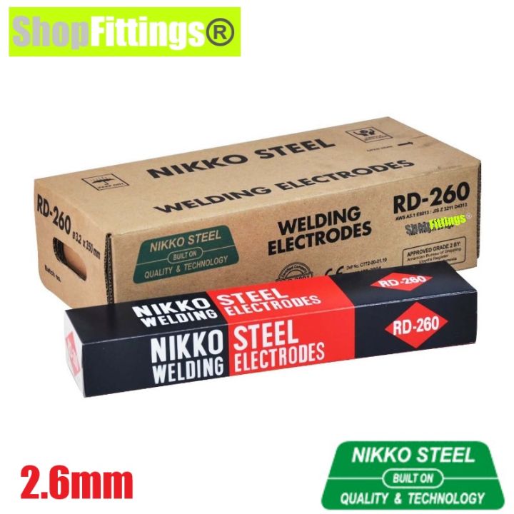Kawat Las Listrik 2.6 mm RD260 / E6013 Welding Electrodes Ø 2,6 x 350 mm X 1KG | Lazada Indonesia