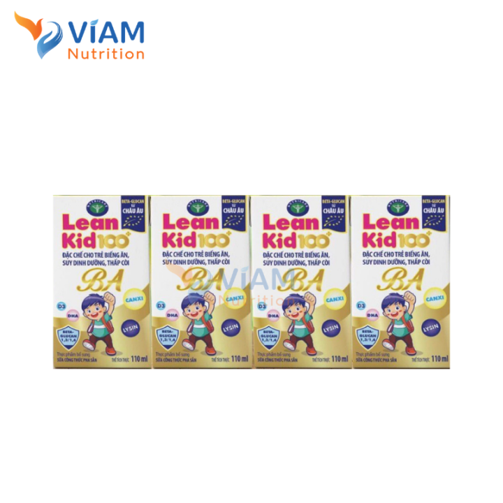Sữa bột pha sẵn Lean Kid 100 BA 110ml & 180ml | Lazada.vn