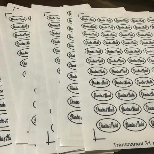 Sticker/ Stiker Label Kue atau Produk untuk Usaha | STIKER LABEL ...