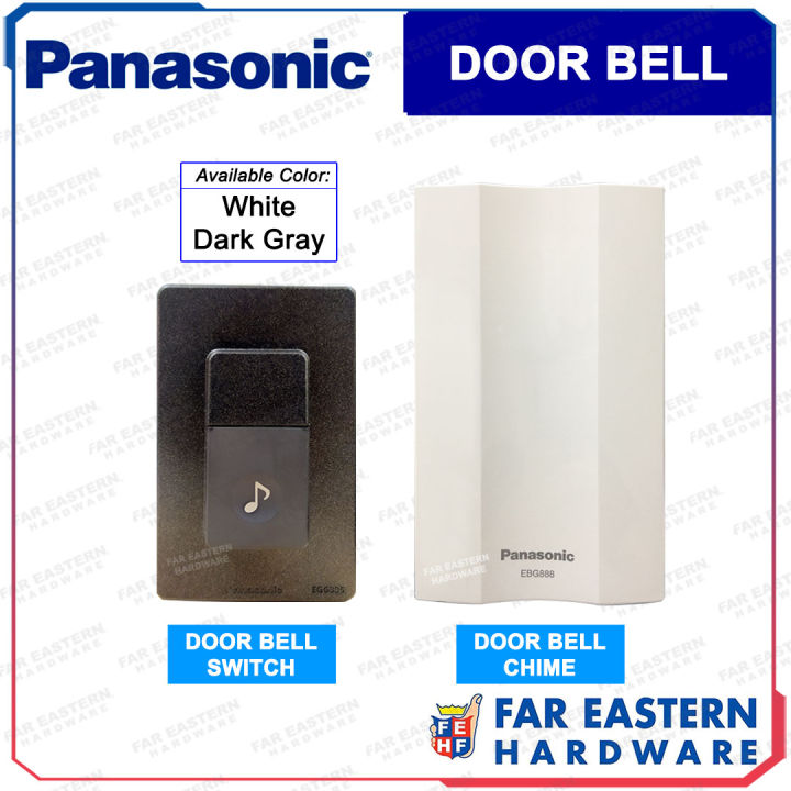 PANASONIC Door Bell | Chime Push Button Switch Wired Doorbell Made in ...