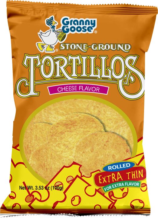 Granny Goose Tortillos Cheese Flavored Corn Snacks 100g | Lazada PH