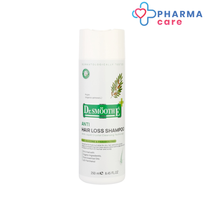 Smooth E Dr.SMOOTH E Anti Hair Loss Shampoo 250 ml.ด็อกเตอร์ สมูท อี ...