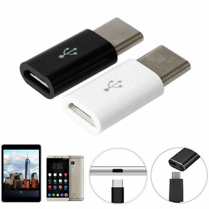 1PC Converter Sleek USB-C To Micro USB Adapter For Samsung Galaxy Note ...