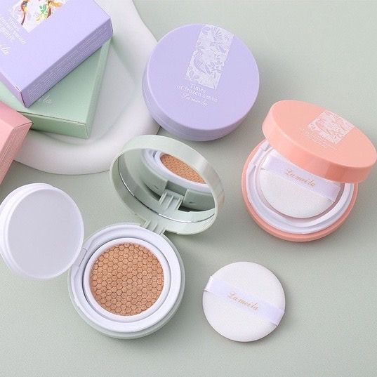 M286 คุชชั่น lameila รองพื้นปกปิด คุมมัน ผิวชุ่มชื้น ขาวกระจ่างใส ผิว ...
