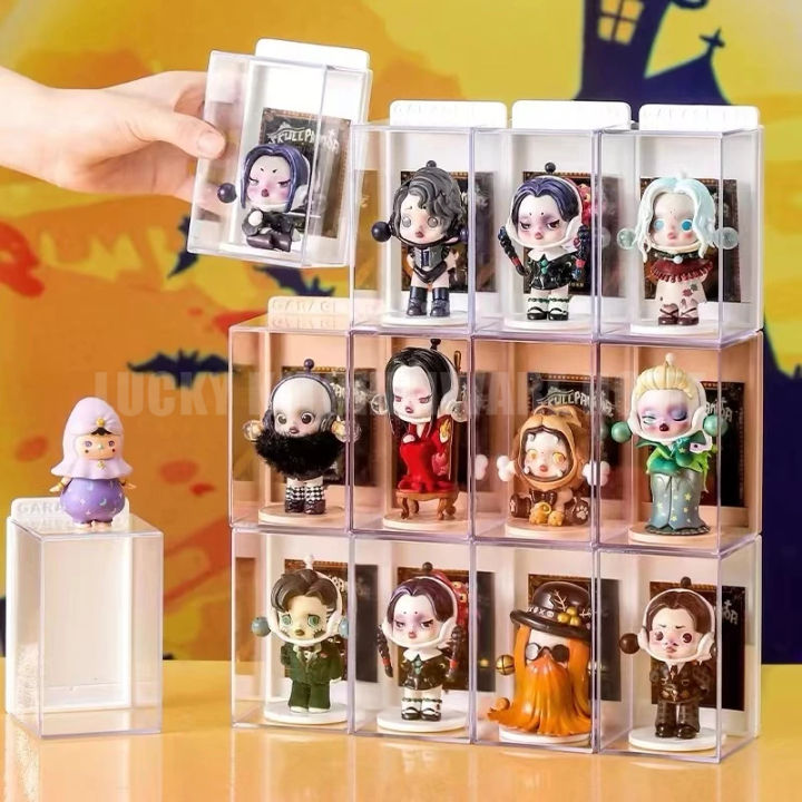 Pop Mart ขาตั้งจอแสดงผล，ตู้แสดงคริลิค，กล่องแสดงฝุ่นโปร่งใส | Lazada.co.th