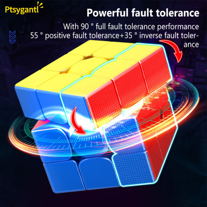 Ptsygantl Moyu Super Rs3m 3x3 Magnetic Magic Cube Professional Maglev ...
