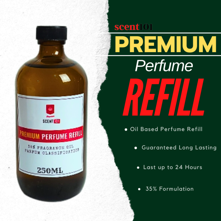 250ml 35% PREMIUM REFILL Oil Based Inspired Perfume / Best Seller ...