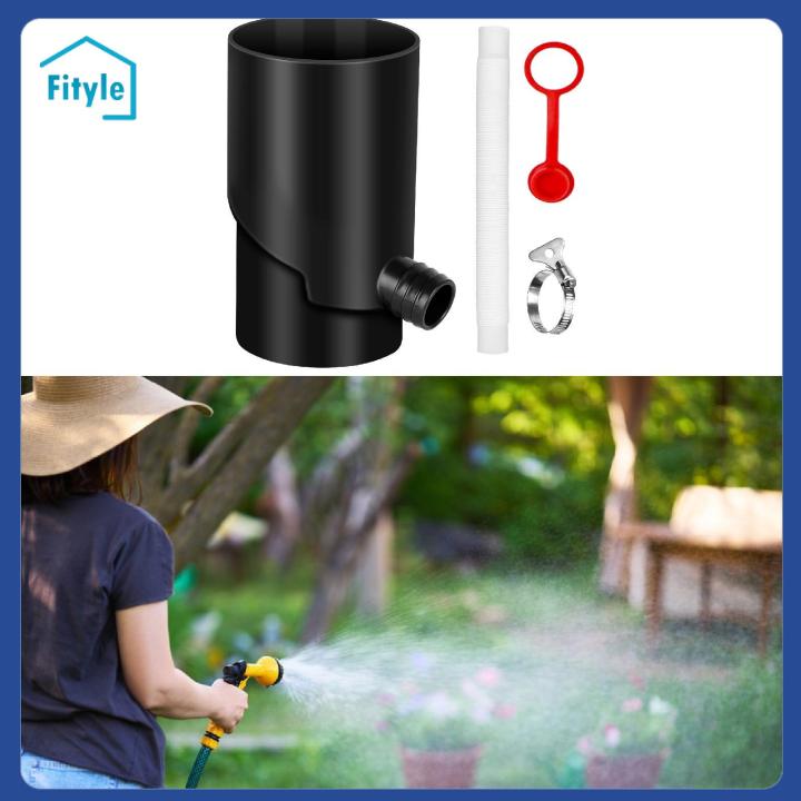 Fityle Downspout Diverter Rain Collector for Round Downspouts Diverts ...