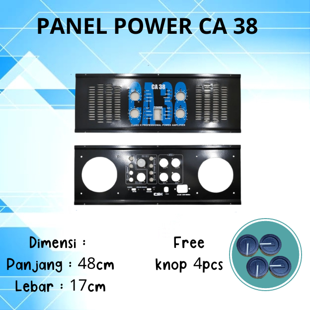 PLAT PANEL POWER AMPLIFIER CA 38 panel power ampli ca38 4ch | Lazada ...