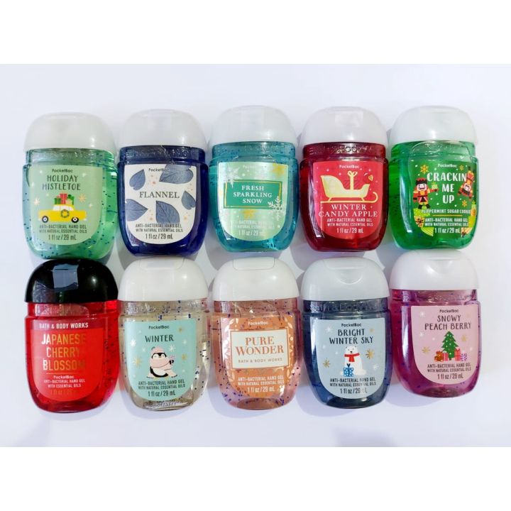 1 ชิ้น Bath And Body Works Pocketbac Anti Bacterial Hand Gel Hand