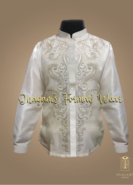 EMBROIDERED BARONG TAGALOG WITH LINING | Lazada PH