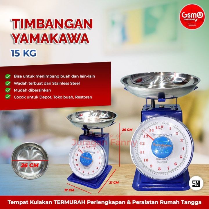 TIMBANGAN YAMAKAWA 15 KG | Lazada Indonesia