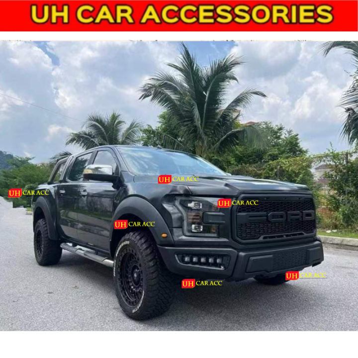 FORD RANGER T6 T7 T8 CONVERT TO F150 V1 BODYKIT BUMPER FENDER BONNET ...