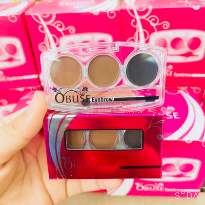 OBUSE Eye brow OB-039 เขียนคิ้วตลับ เนื้อฝุ่น | Lazada.co.th