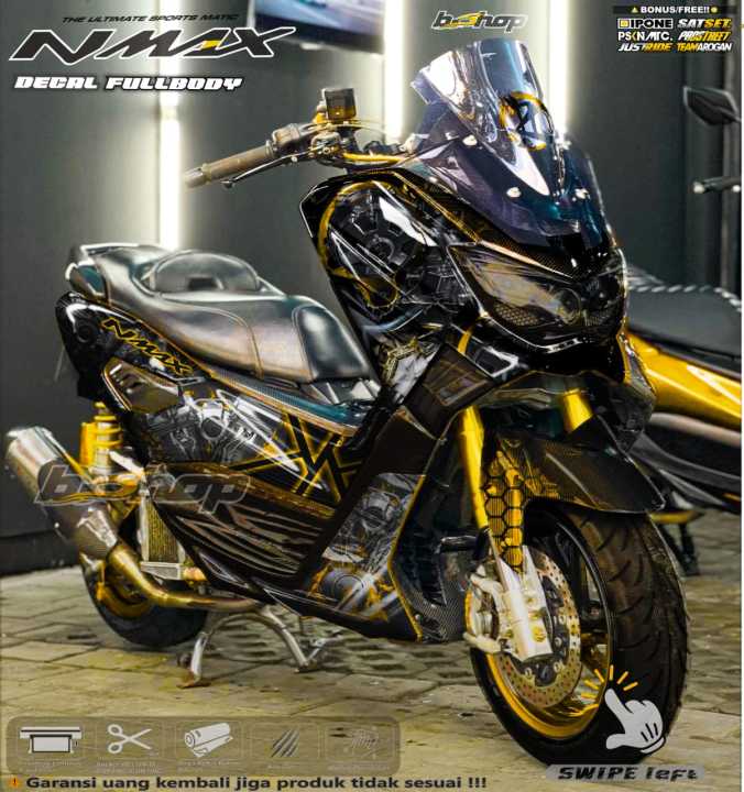 decal nmax old bisa juga untuk nmax new full body motif engine aksesori ...