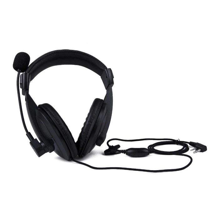 Headset Radio Heavy Duty HT Cina Baofeng Kenwood UV5R Headphone Walkie ...