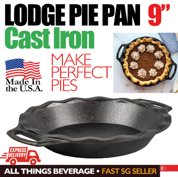 Lodge Cast Iron Pie Pan 9 inch - EXPRESS Delivery | Lazada Singapore