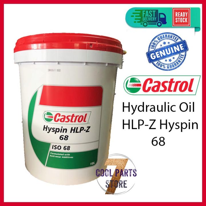 CASTROL Hydraulic Oil 68 Hyspin HLPZ ISO68 (18LTR) - 100% ORIGINAL | Lazada