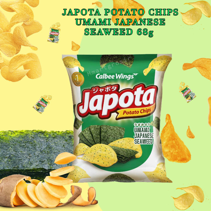JAPOTA POTATO CHIPS UMAMI JAPANESE SEAWEED 68g | Lazada Indonesia