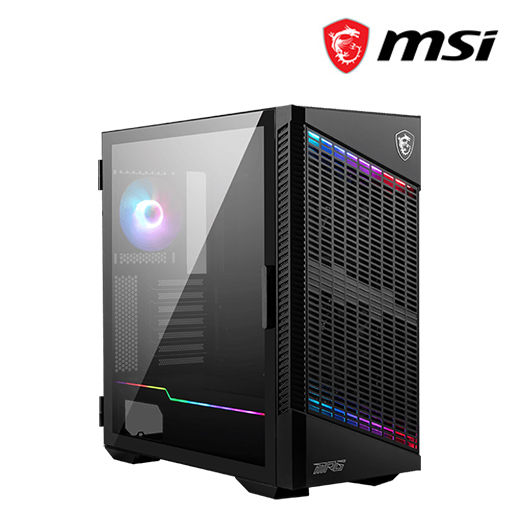 MSI MPG VELOX 100P AIRFLOW PC Case - Mid Tower / Hinged Tempered Glass ...