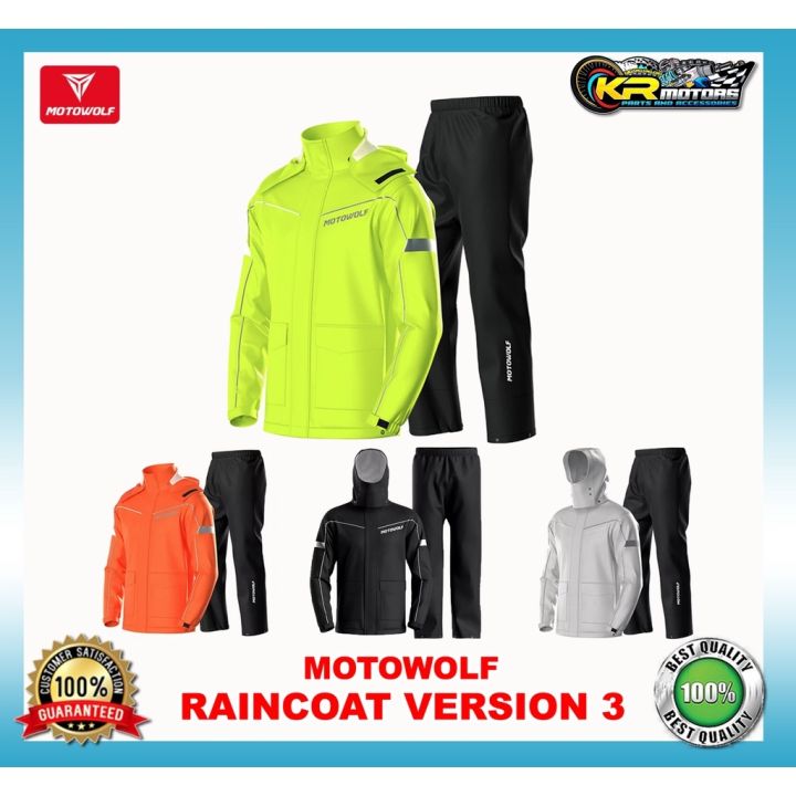 raincoat Motowolf Raincoat V3 / VR1 Rain Coat Unisex Waterproof ...