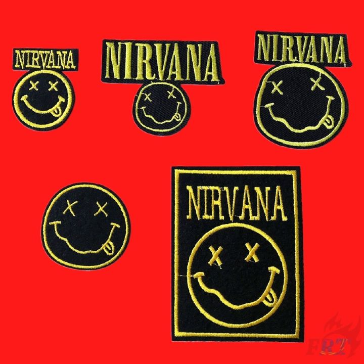 ☸ Super Star：NIRVANA - Fashion Punk Rock Band Patch ☸ 1Pc Super Star Diy Sew on Iron on Badges ...