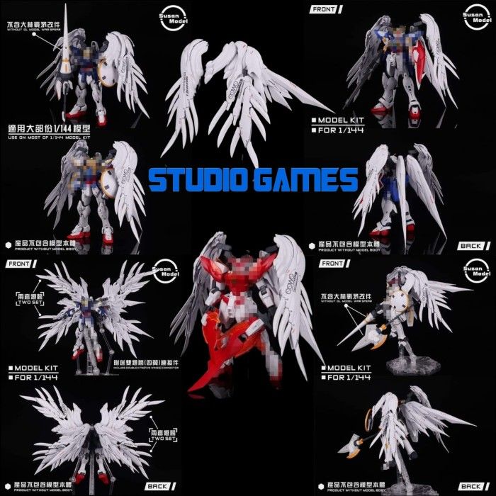 ( COD ) Susan Model 1/144 Scale Wing Part Model Kit For RG / HG Gundam ...