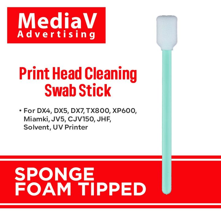 MediaV Advertising Epson DX5 Swab- for Large format Solvent or Eco ...