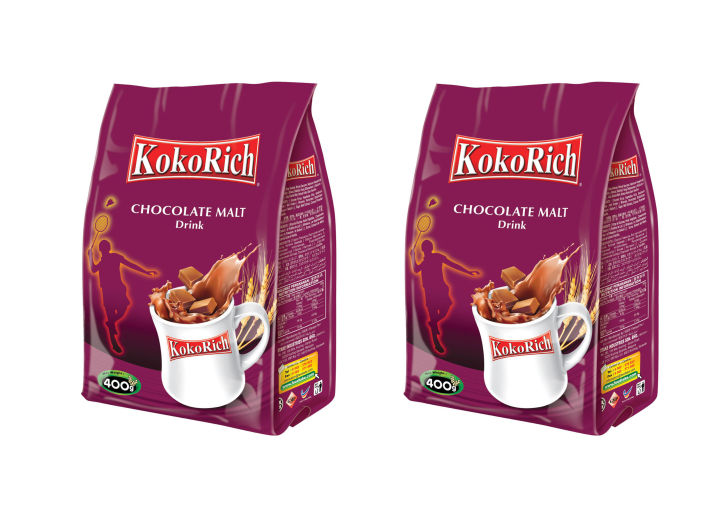 KOKORICH Chocolate Malt Drink (twin pack 400g x 2) 麦芽巧克力饮料 | Lazada ...