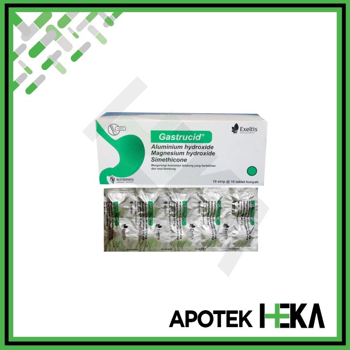 Gastrucid Tablet Box isi 10x10 - Obat Maag Lambung | Lazada Indonesia