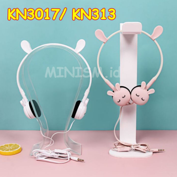 ★COD★ 3.5mm Wired Headset karakter /Headphone cartoon lucu motif KN3017 ...