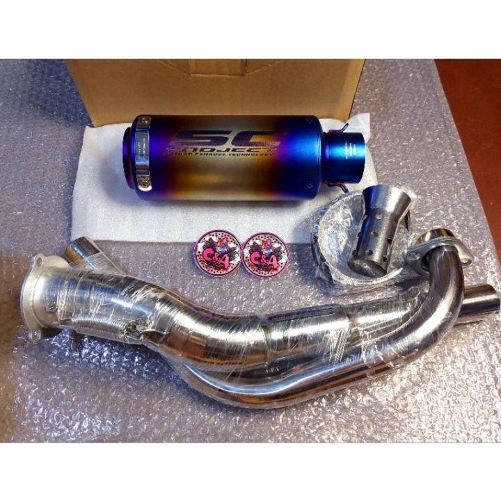SC PROJECT FULL SET PIPE w/ BIG ELBOW FOR RAIDER 150 CARB/FI | Lazada PH