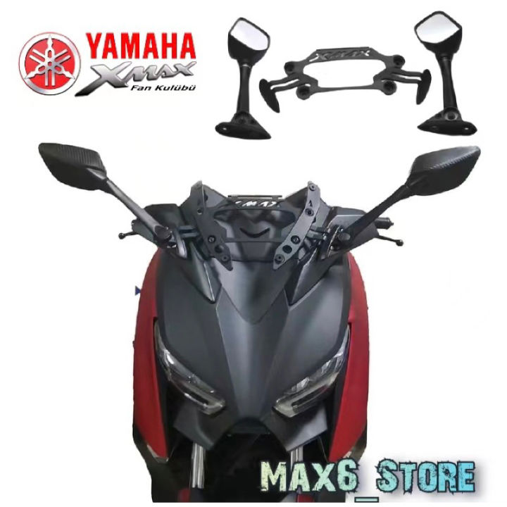 Yamaha Xmax X-Max Adjustable Side Mirror Windshield Extender Bracket ...