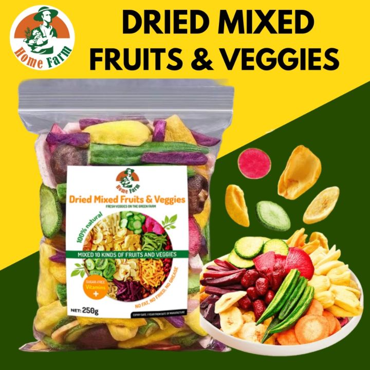 Dried fruits veggie crisps mixed 10 kinds of fruits and vegetables lots ...