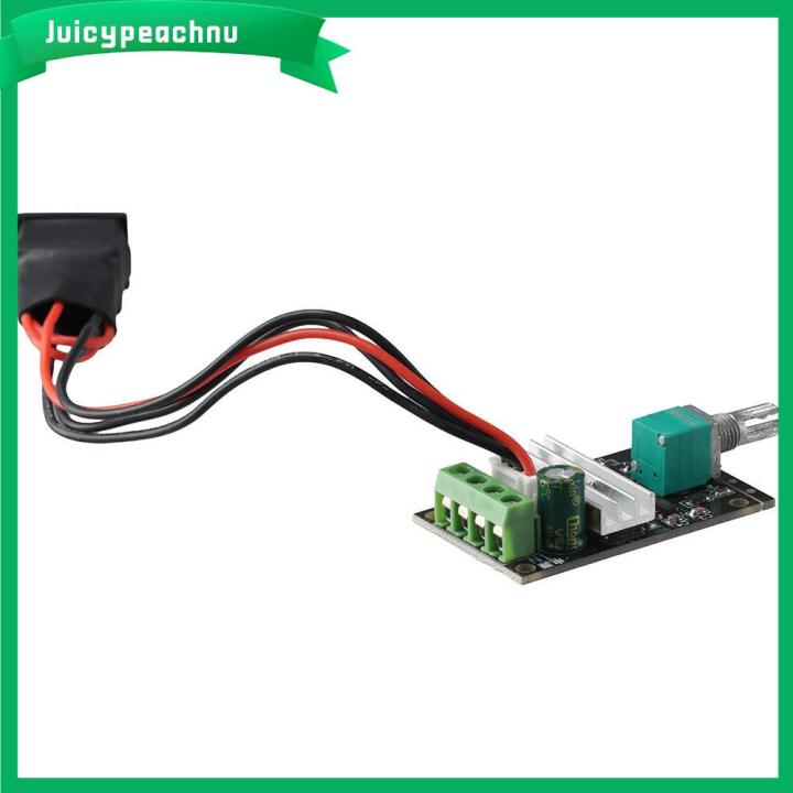 JUICYPEACHNU 3A 80W Motor Speed Regulator 6V 12V 24V 28V DC peed Controller Adjustable Motor ...