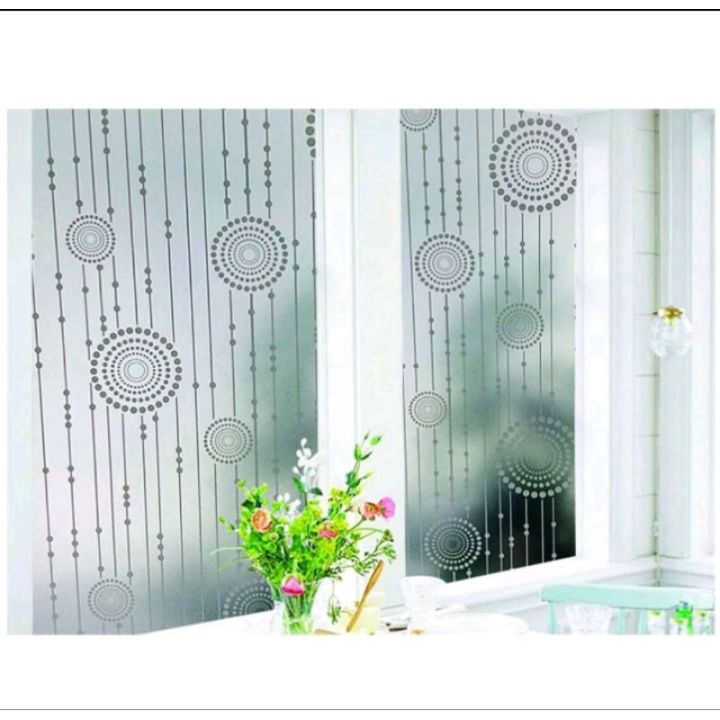 Sticker Kaca Sticker Film Sun Blast Stiker Kaca Pintu Jendela | Lazada ...
