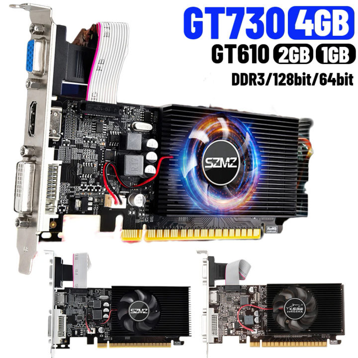 GT730 4GB DDR3 128Bit64Bit Gaming Video Card with HDMI VGA DVI Port PCI ...