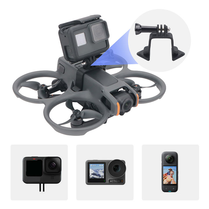 For DJI Avata 2 Upper Expansion Bracket Adapter Sports Camera Fixed Snap-on Holder | Lazada ...