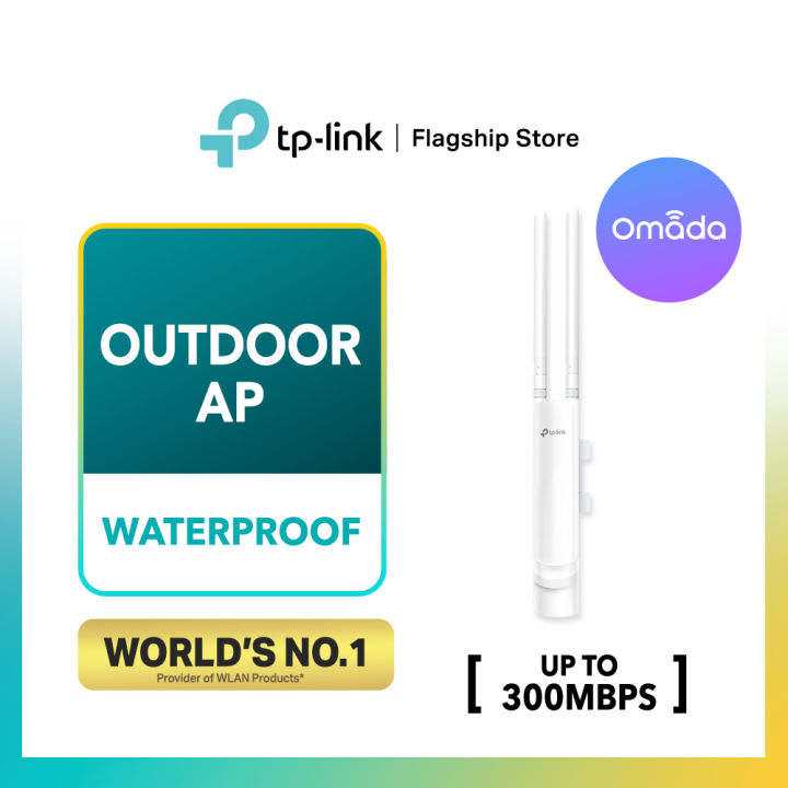 TP-Link 300Mbps Wireless Outdoor IP65 Weatherproof Access Point EAP110 ...