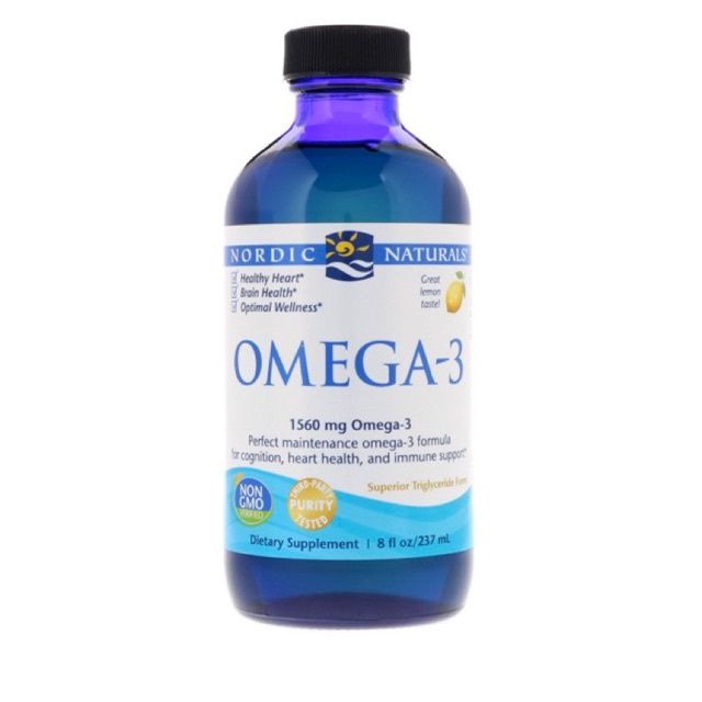 Nordic naturals OMEGA 3 1560 mg lemon 237ml | Lazada PH