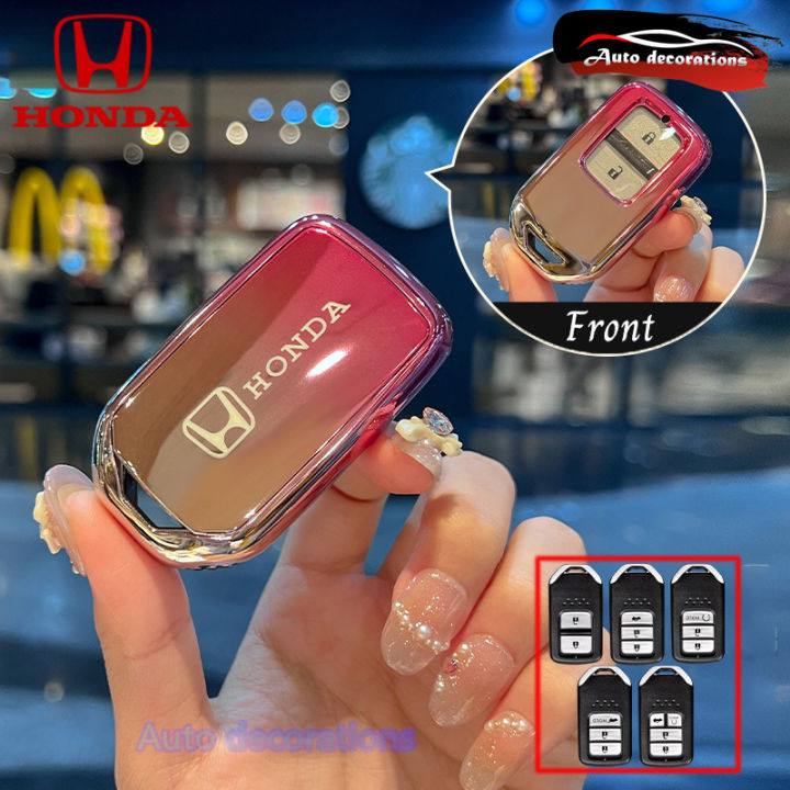 HONDA car keychain For Honda civic HR-V CR-V BR-V Jazz city civic fc-fk ...