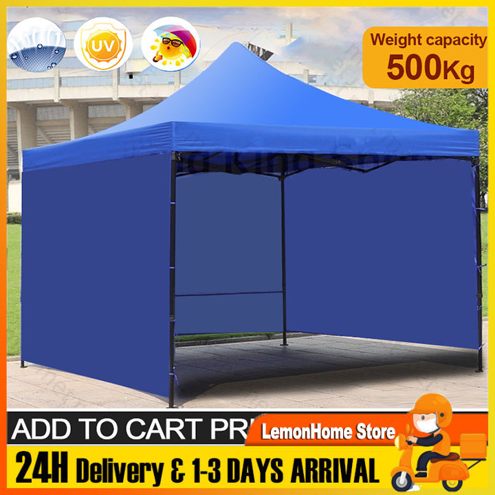 Retractable Tent Heavy Duty 3x3M Canopy Tent Complete Set Outdoor ...