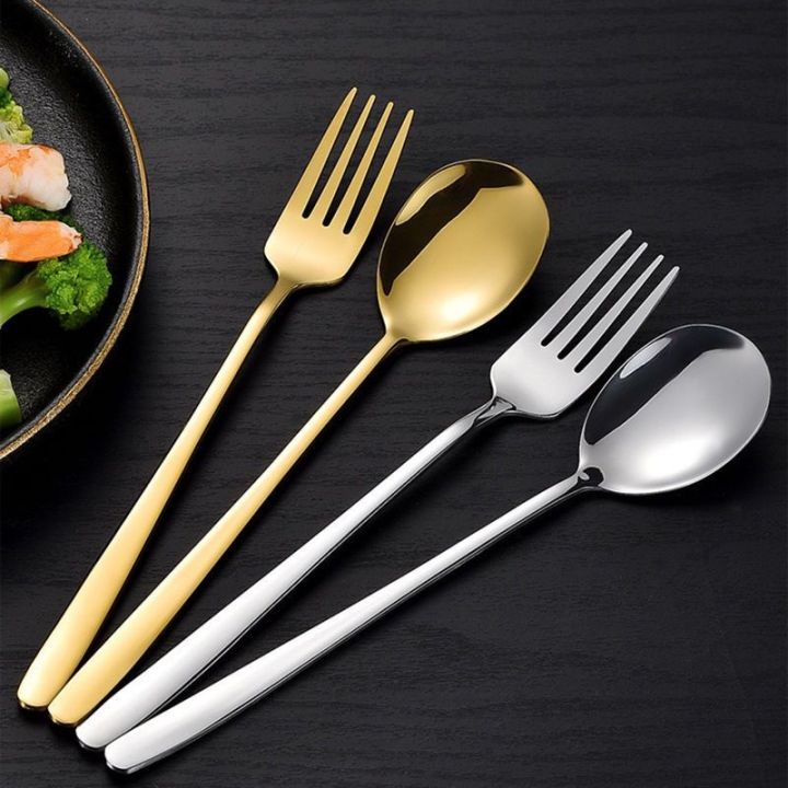 DuduMart Korean Cutlery Korean Style Flatware Stainless Steel Dining ...
