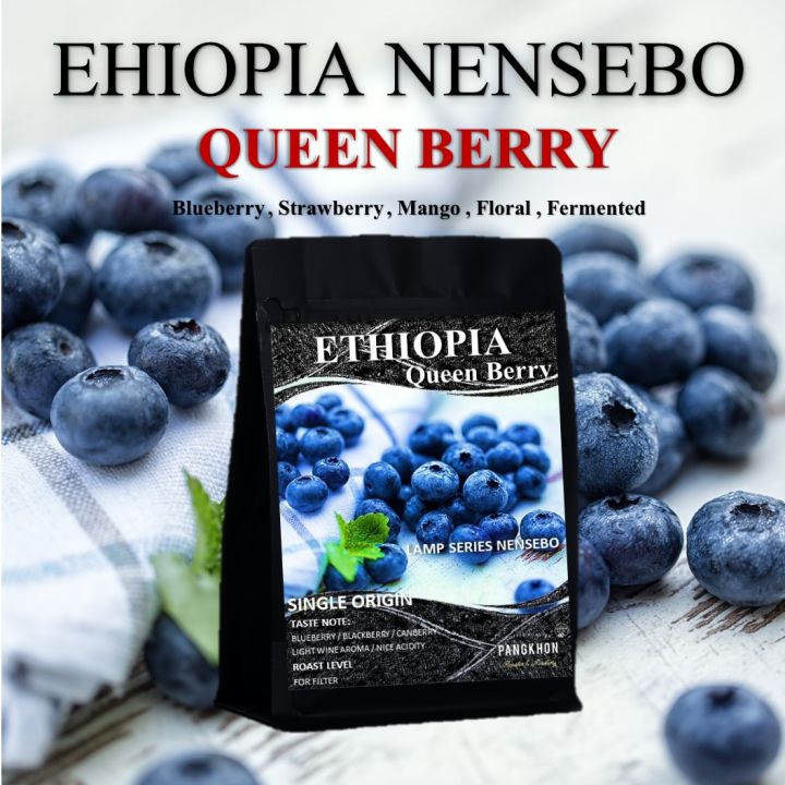 Pangkhon Coffee Roaster เมล็ดกาแฟ Ethiopia Queen Berry Nensebo Natural Process | Lazada.co.th