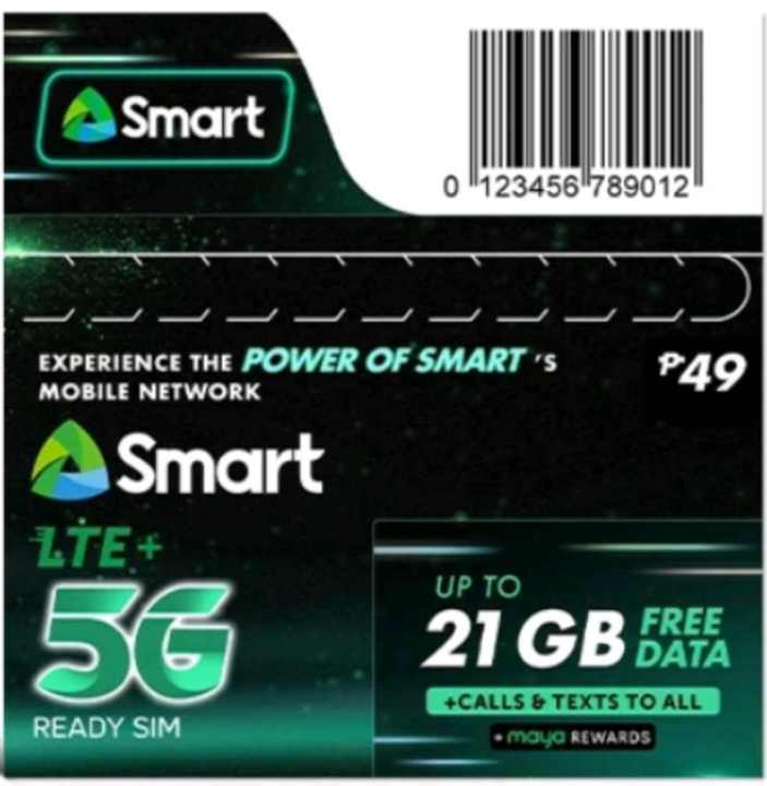 SMART SIM CARD 5G with Up to 21GB Data Brand New and Sealed Expiry ...