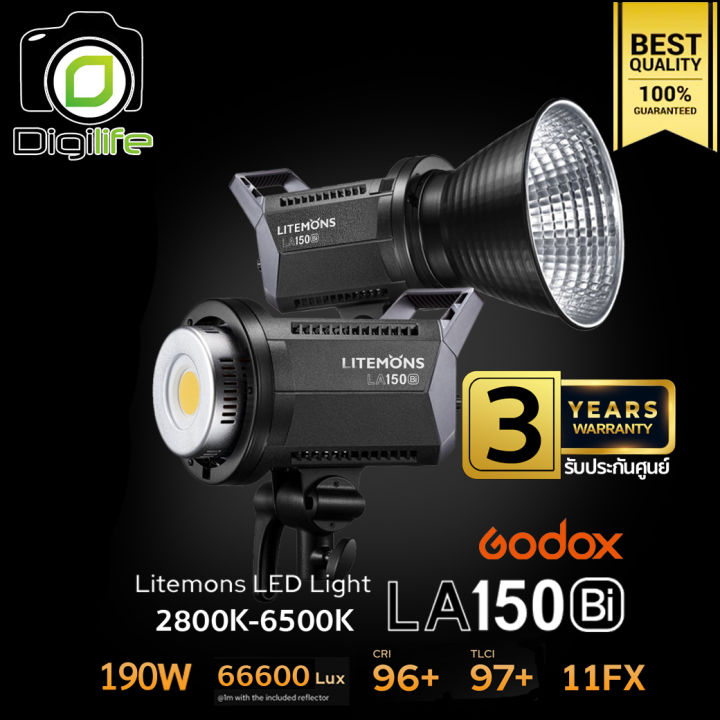 Godox LED Litemons LA150Bi 190W 2800K-6500K Bowen Mount - รับประกัน ...