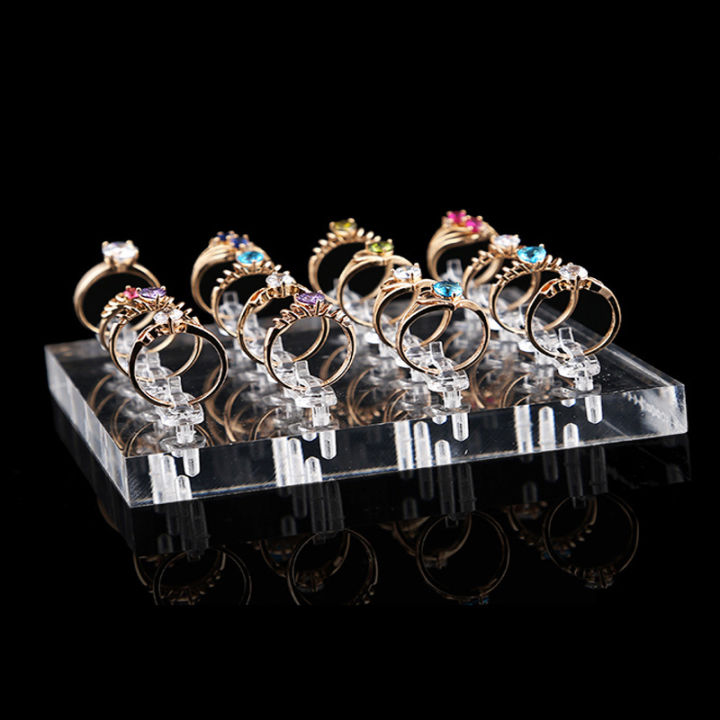 Ring Tray Showcase Show Rack Clear Acrylic Rack Storage Rack Ring ...