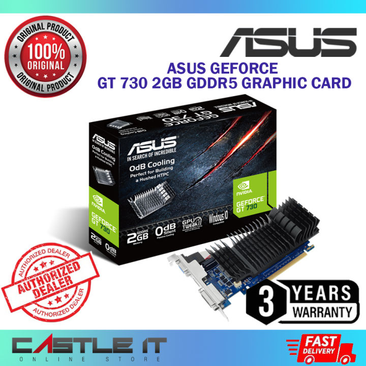 Asus GT 730 2GB GDDR5 Nvdia GeForce GT730 2G D5 LP Low Profile GPU ...