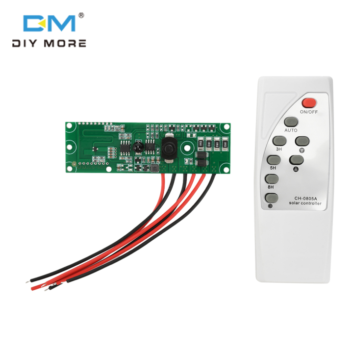 diymore 3.2V3.7V microwave radar human sensing solar panel with remote control | Lazada